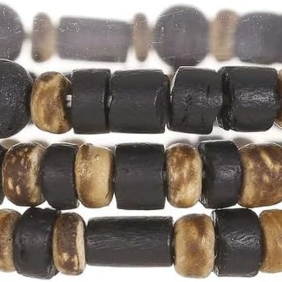 Shoes | Puka Shell Bracelet For Men Wooden Bracelets Turquoise Stack ...